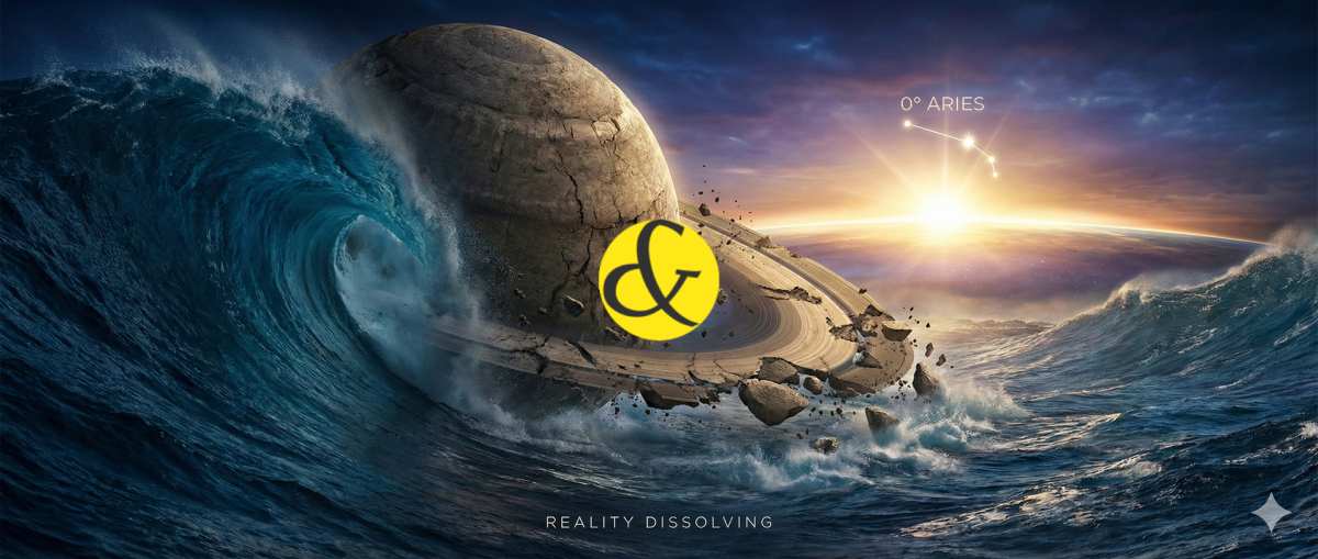 Saturn Neptune Conjunction 2026: The Great Reset at 0° Aries | AstroAnanta